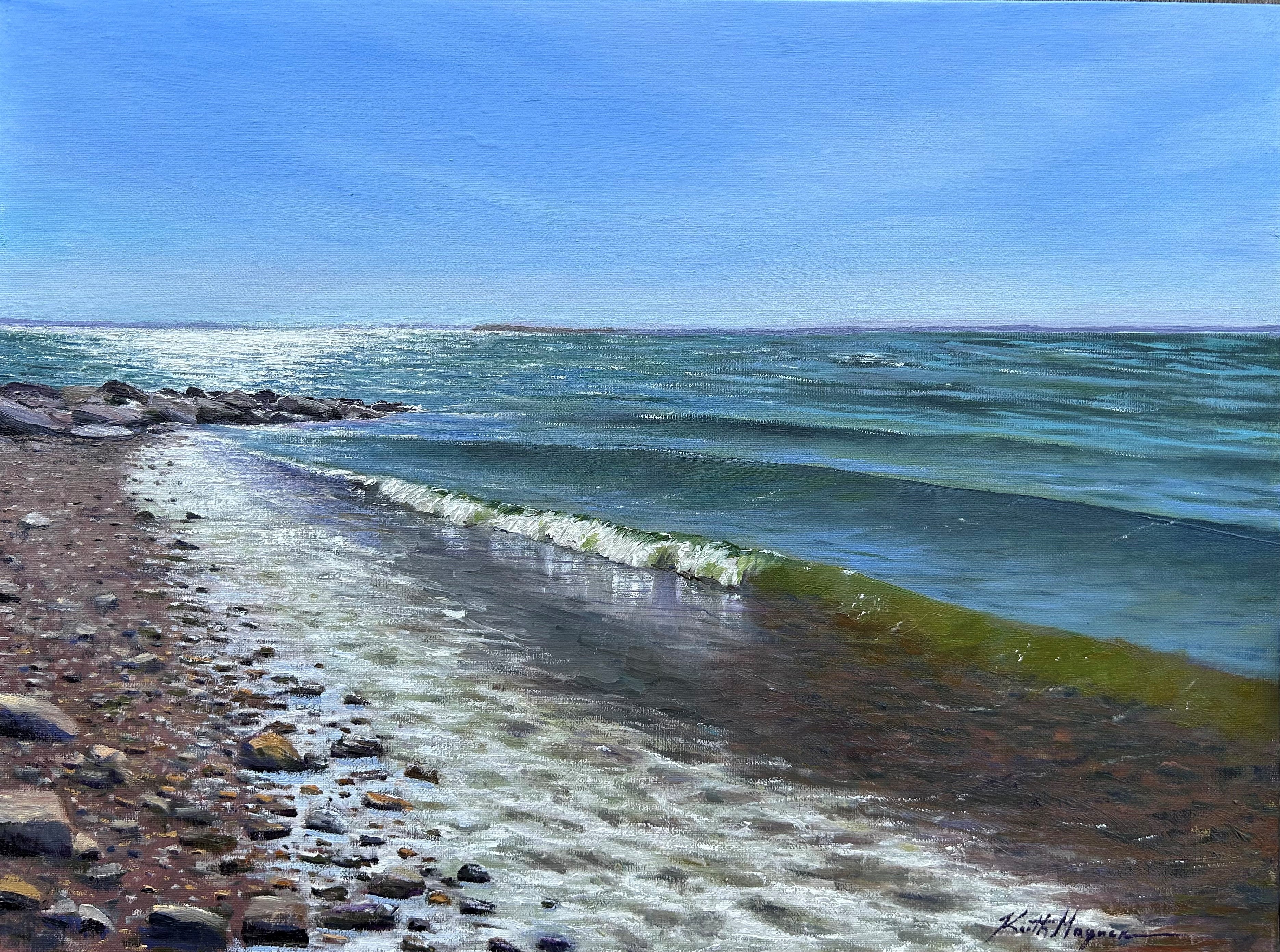 Shimmer on Tod's Point - 12X16" original oil painting – Keith Magner ...